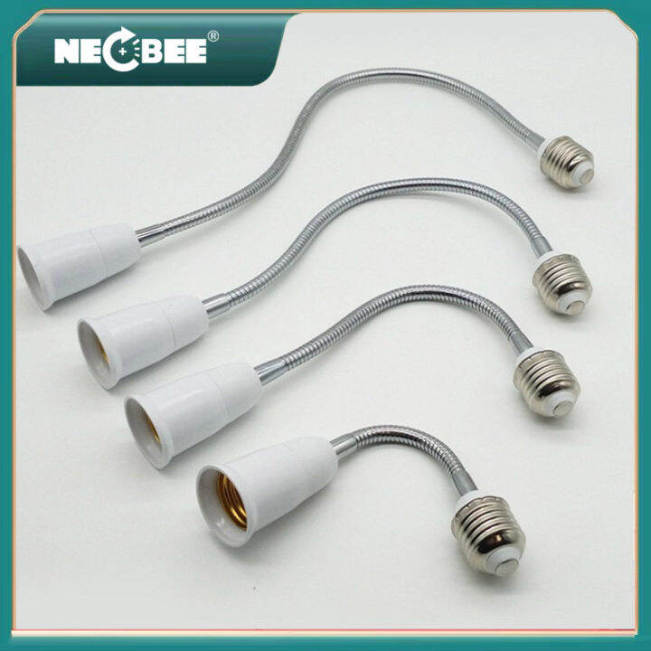 Neobee ขั้วต่อหลอดไฟ ขั้วE27 แบบหมุนได้360องศา E27 to E27 รุ่น NB-EXDT ...