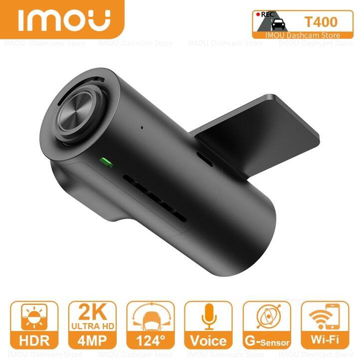 IMOU Dashcam T400 Car DVR Mini Body APP Interconnection Loop Recording ...