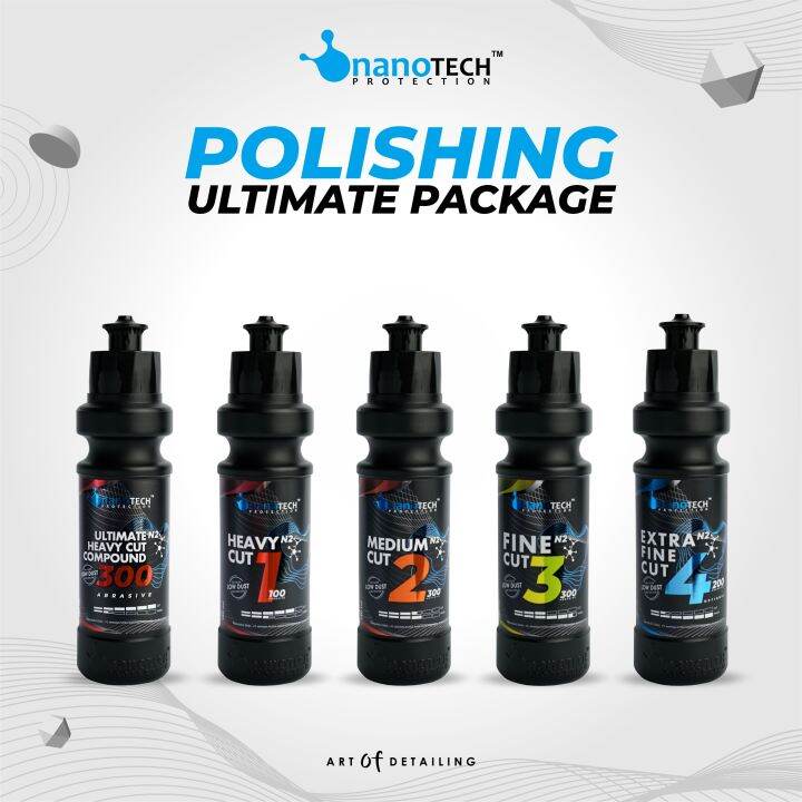 COMPOUND POLISH STEP 1 2 3 4 - OBAT POLES KOMPON PENGHILANG BARET CAT ...