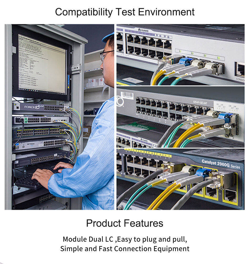 SFP 10Gb Switch Module 10GBASE-SR SFP+ 850nm 300m DOM LC MMF Fiber ...