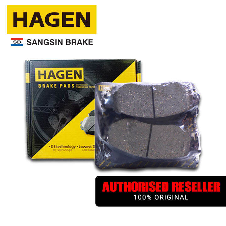 Hagen by Sangsin Ceramic Brake Pads for Subaru Forester, XV PN# GP4221 ...