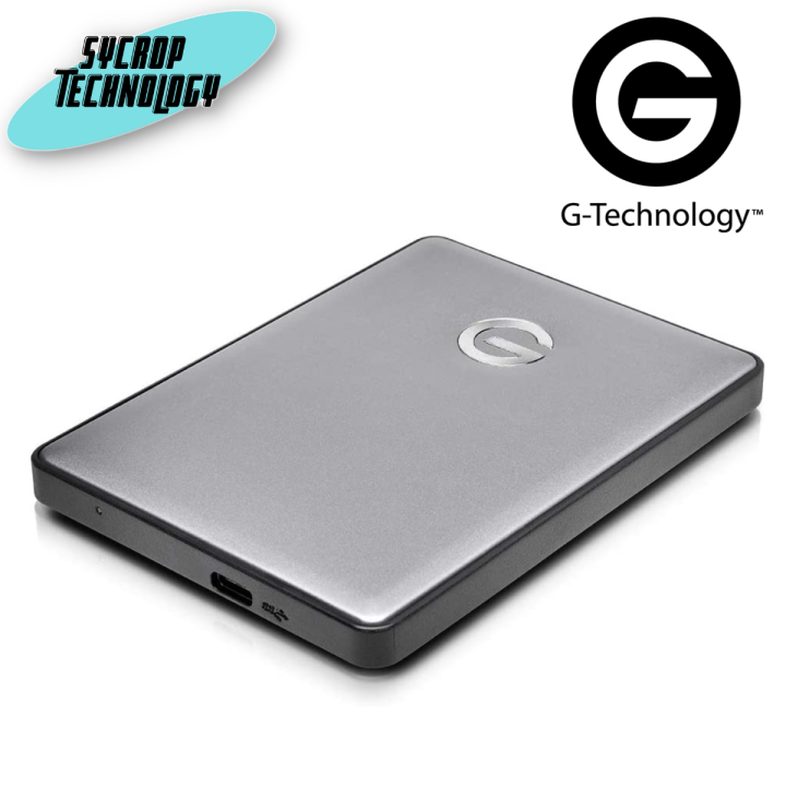 G-Technology 1TB G-DRIVE Mobile USB-C (USB 3.1) Portable External Hard Drive, Space Gray ...