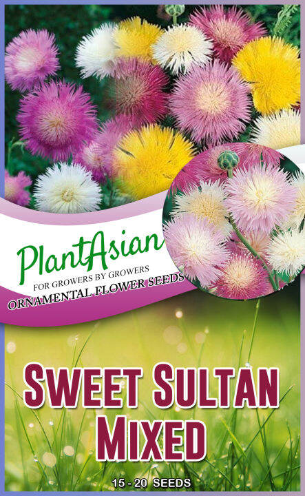 SWEET SULTAN MIXED FLOWERS SEEDS | Lazada PH