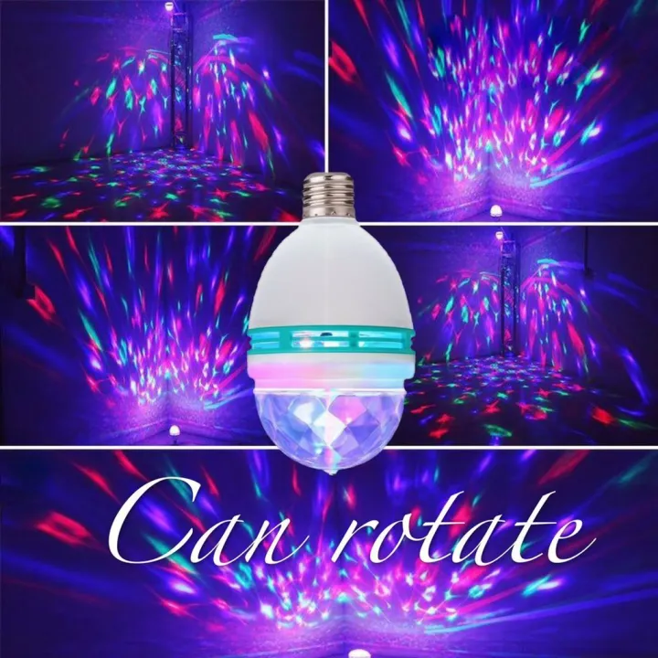 cdMFull color rotating lamp Mini Party Light Disco LED light | Lazada PH