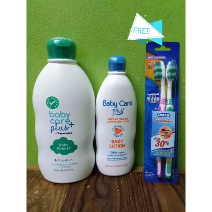 Tupperware Baby Care Plus lotion and Baby Care Plus Powder 400grams ...