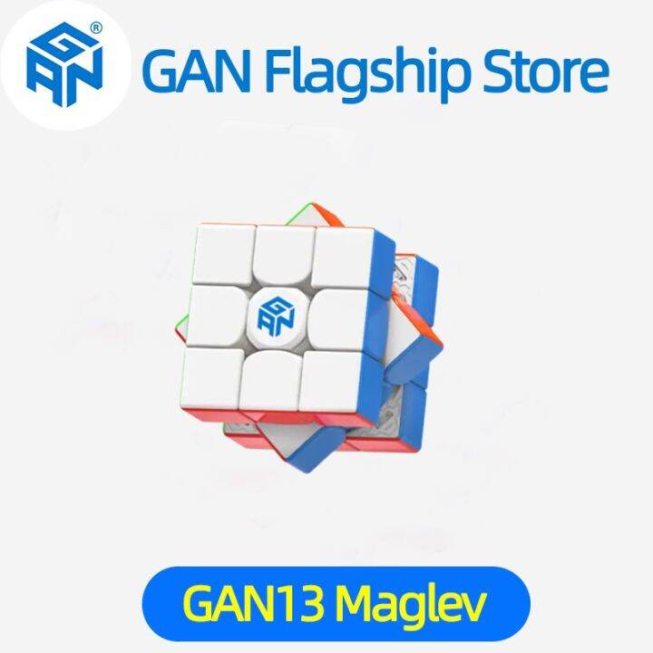 GAN 13ลูกบาศก์มายากลลูกบาศก์ความเร็วแม่เหล็ก UV ไม่มีสติ๊กเกอร์ ...