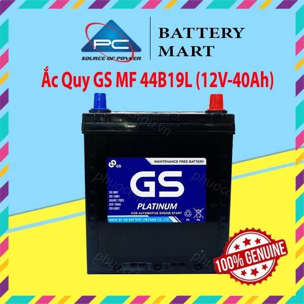 Bình Ắc Quy 12V-40Ah, Ắc Quy Ô Tô GS MF 44B19L | Lazada.vn