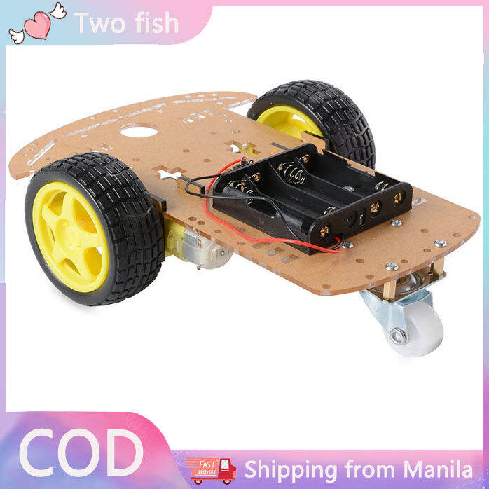 【COD】Original Genuine Easy Install 2WD Smart Robot Car Chassis Kit ...