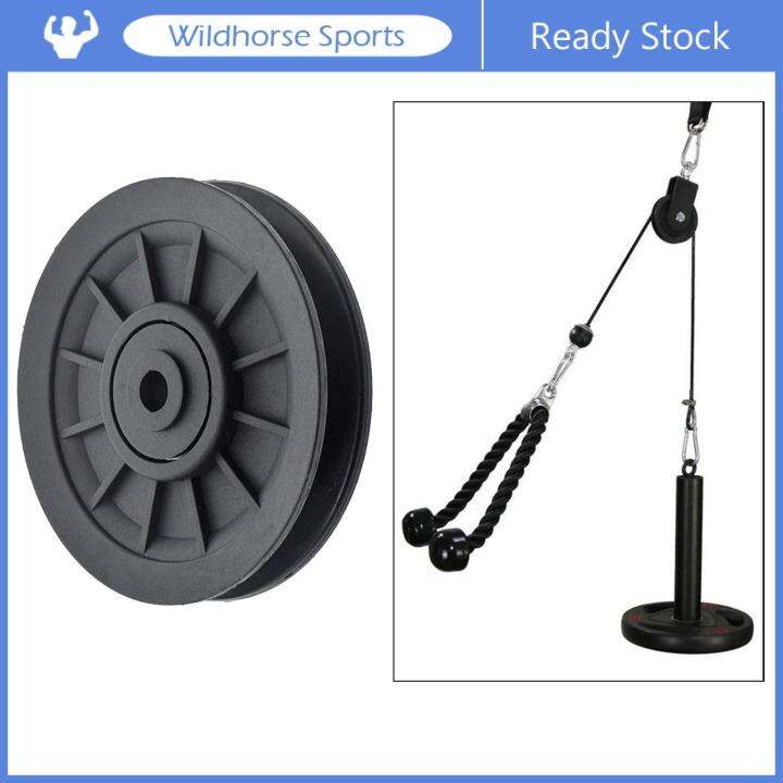 wildhorse 105mm Pully Wheel Roller, Steel Fixed Pulley Block Loading ...