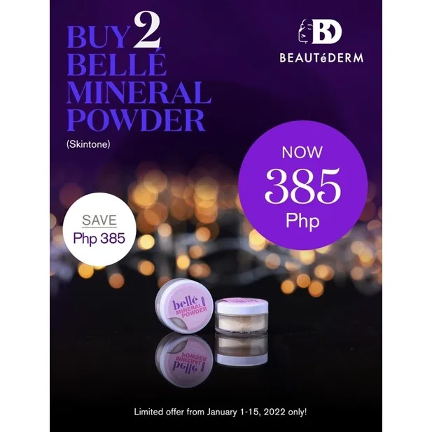 【new】 BEAUTéDERM BELLE Mineral powder | Lazada PH