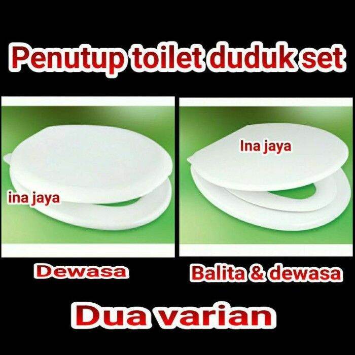 tutup penutup kloset duduk closet universal dudukan toilet closed set ...