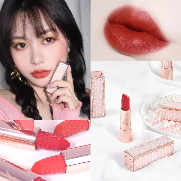 XIXI Makeup Matte Moisturizing Waterproof Lustrous Pearl Lipstick D-343 ...