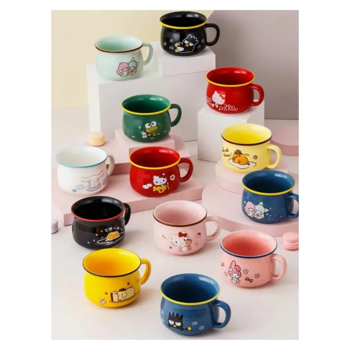 Hello Kitty Little Twin Stars Sanrio Ceramic Soup Mug 370ml | Lazada PH