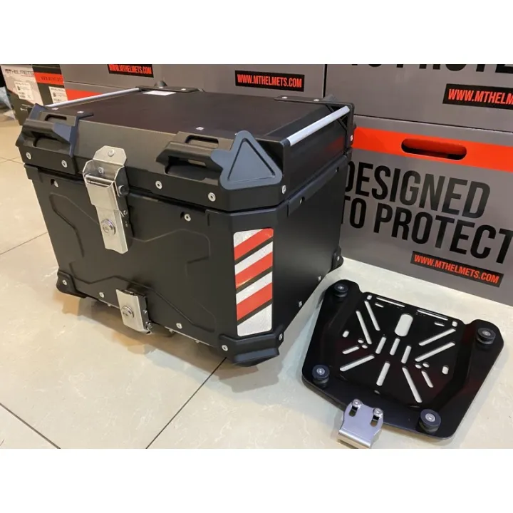 45L Heavy duty aluminium top box(X) tracer gt xmax x-max xadv x Adv x ...