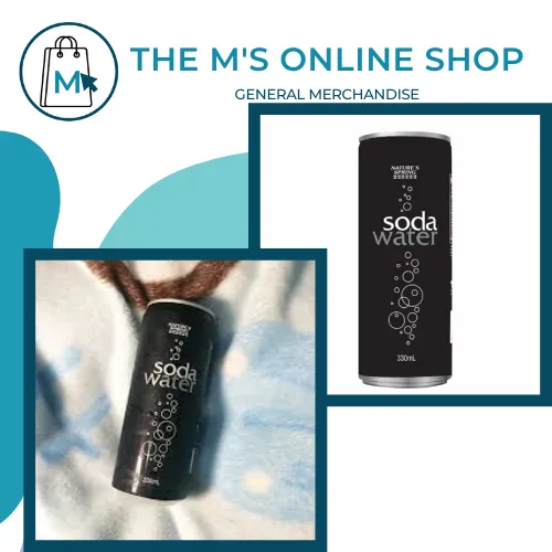 Nature's Spring Soda Water (330ml)(Max order 12 cans) | Lazada PH