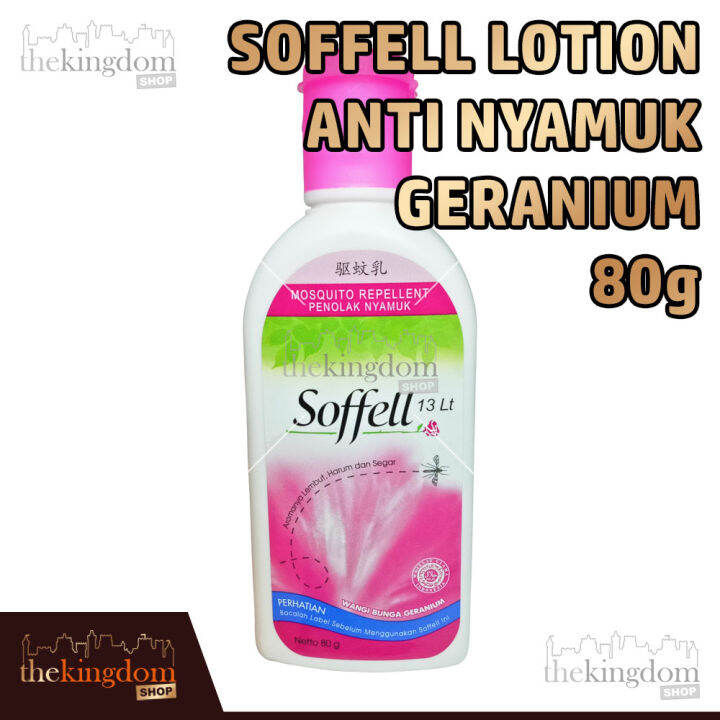Soffel Lotion Anti Nyamuk Geranium 80g Sofel Soffell Losion Aroma | Lazada Indonesia