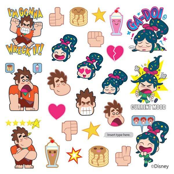 Disney Wreck-It Ralph DIY Stickers 1 pack 10 sheets/Decoration ...