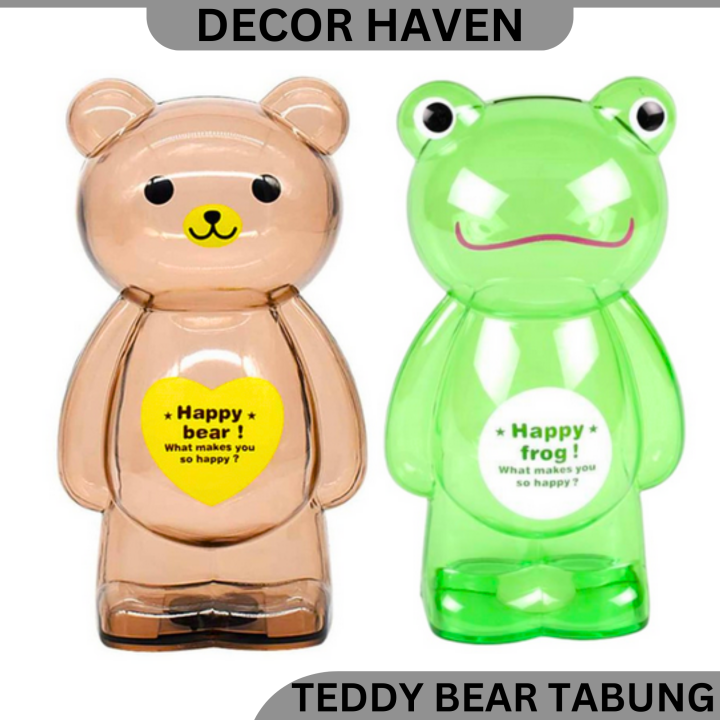 TABUNG DUIT KANAK KANAK TEDDY BEAR COIN SAVINGS MONEY BOX BANK MENABUNG ...