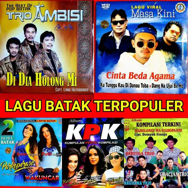 KASET VIDEO VCD ORIGINAL LAGU BATAK LENGKAP 5 DISC VCD | Lazada Indonesia