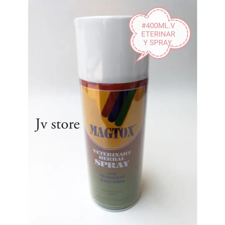 Magtox Veterinary Herbal Spray Maggot Wound Pet Animal 400ml | Lazada