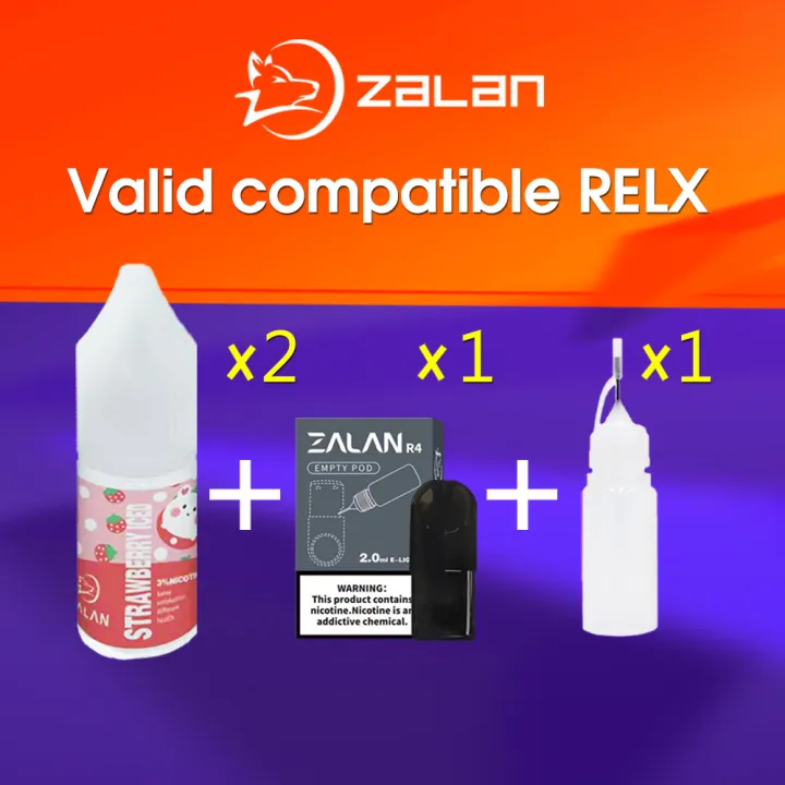 ZALAN vaperjuice set(Refillable) Zalan juice 10ml can be filled with ...