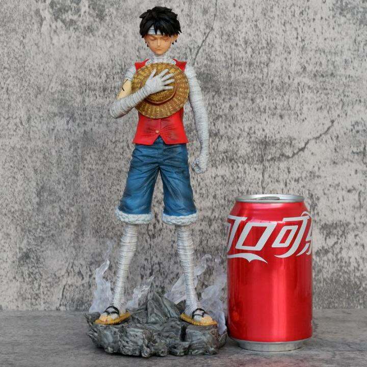 Hey Anime-One Piece Luffy Stand in silent tribute Luffy Figure 27cm ...