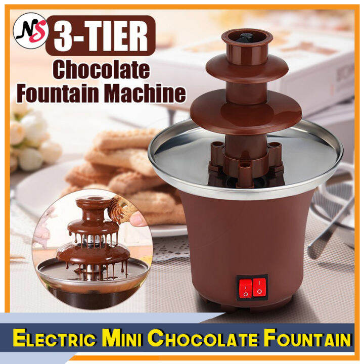 Mini Chocolate Fondue Fountain Chocolate Fountain Chocolate Heating ...