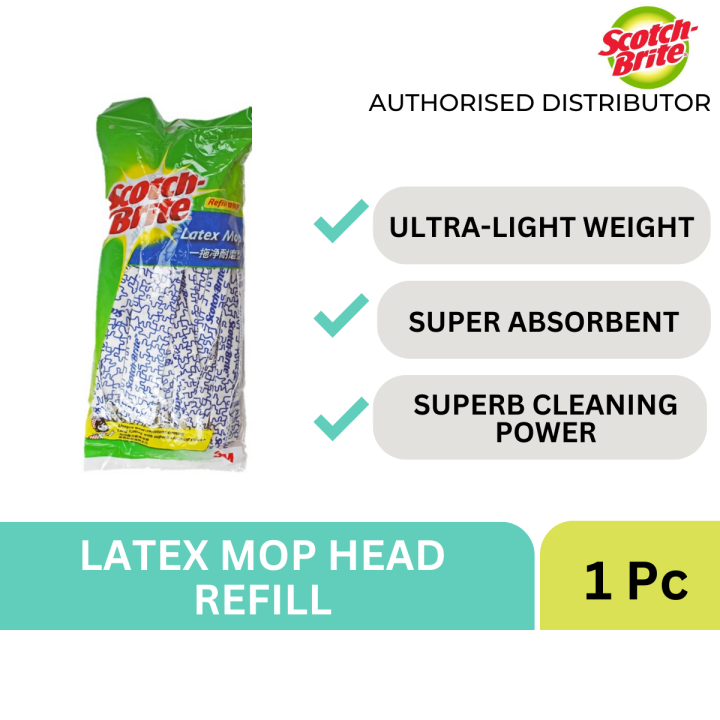 3M Scotch Brite Latex Mop Refill R2 Refill | Lazada Singapore