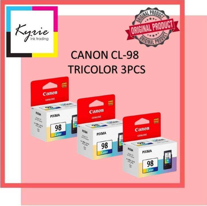Canon 98 CL-98 Genuine Ink Cartridge Tricolor 3pcs | Lazada PH