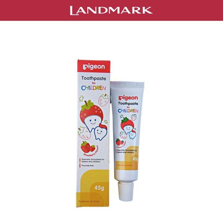 Pigeon Children's Toothpaste Strawberry 45g | Lazada PH