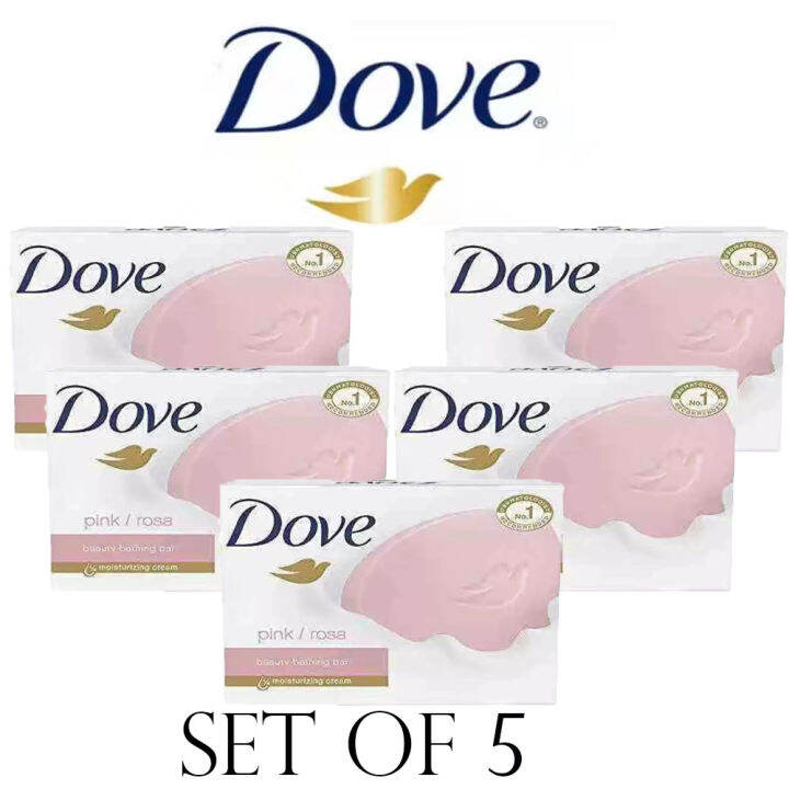 ( Set of 5 ) Dove Soap (Pink/Rosa) 135g | Lazada PH