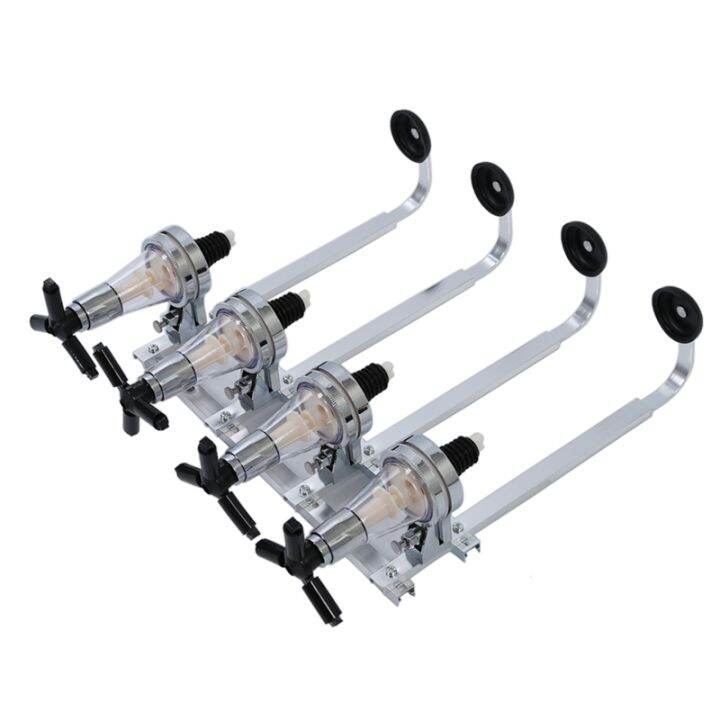 4ขาตั้งขวด Optic Dispenser เครื่องดื่มไวน์ Spirits เหล็กพ่อบ้านสำหรับ ...