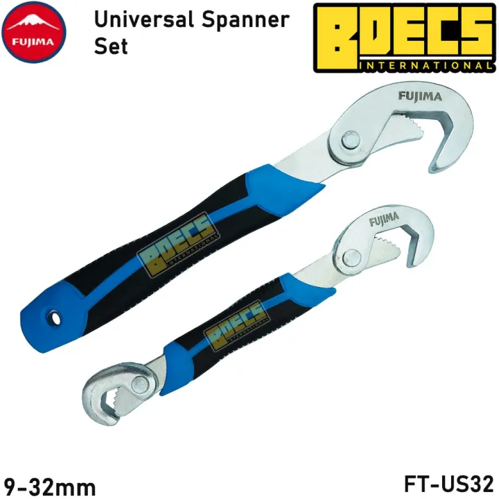 Fujima Universal Spanner Set 11" & 8.5" 9-32mm FT-US32 Heavy Duty ...
