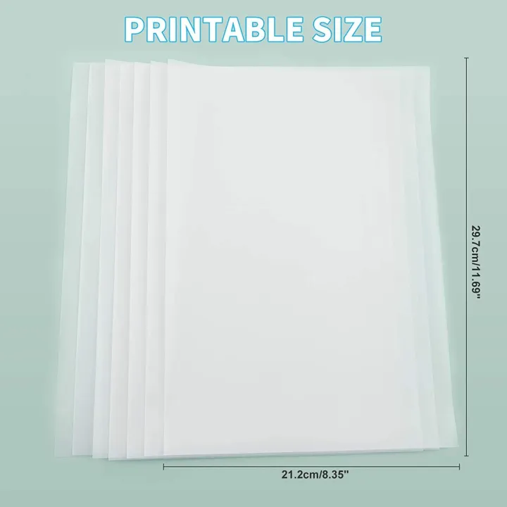 1set/60sheets A4 Translucent Vellum Paper for Printing Sketching ...