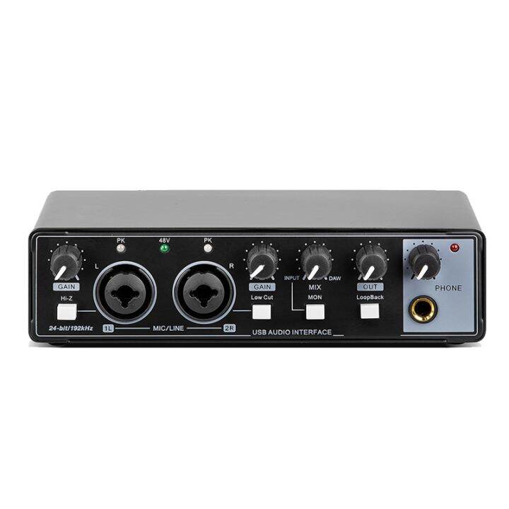 1 Piece Sound Card Studio Record USB Audio Professional Interface Sound ...
