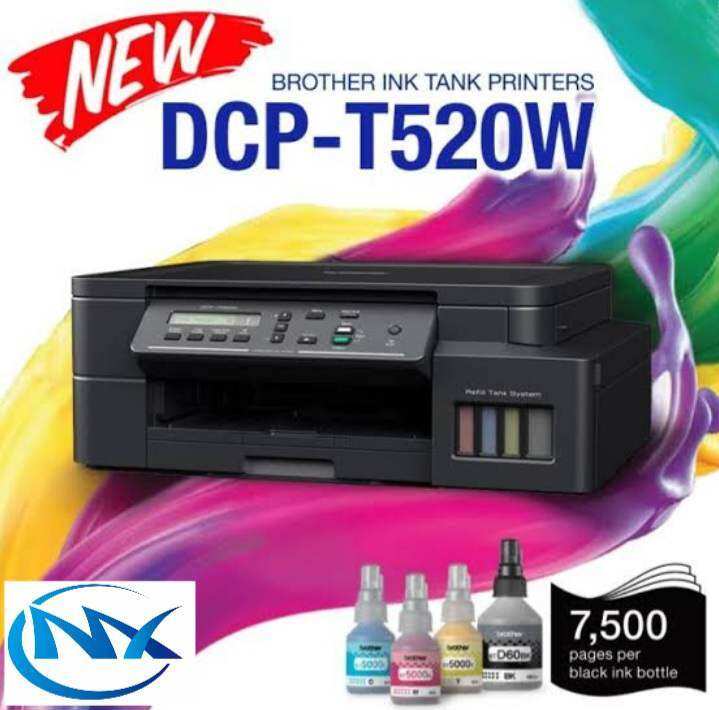 BROTHER DCP- T520W 3-IN1 WIRELESS PRINTER | Lazada PH