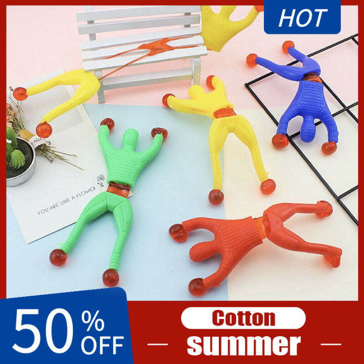 YZN 20pcs Wall Sticky Spider-Man Magical Turn Somersault Wall Climbing ...