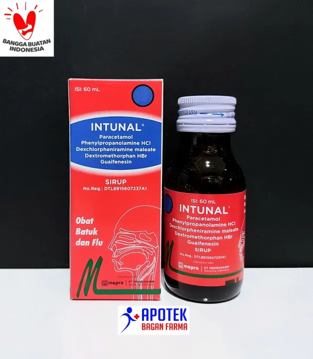 INTUNAL OBAT BATUK FLU SIRUP 60 ML | Lazada Indonesia