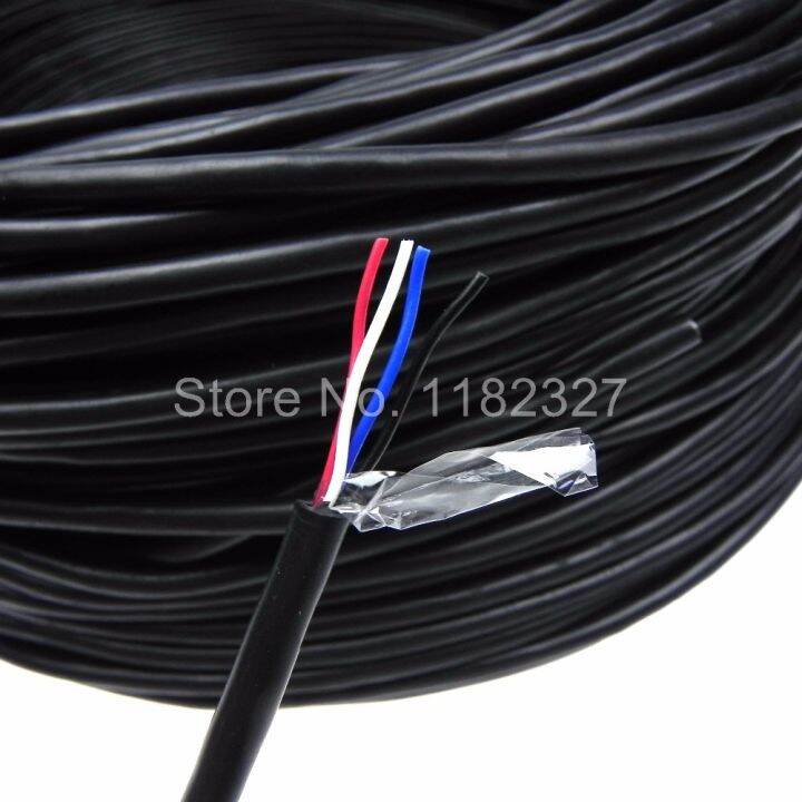 4 Core 28AWG Shielded Twisted Pair Cable Rvv4สายไฟ Wiremulti Stranded ...