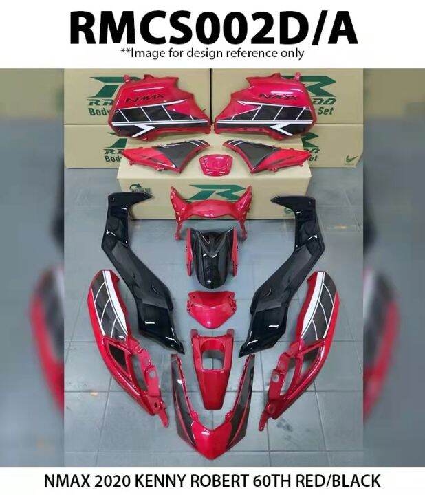 Rapido Cover Set Yamaha NMAX V2 2020 Kenny Robert 60th Yellow Black ...