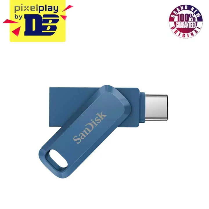 Sandisk Ultra Dual Drive Go USB 3.1 Type-C 512GB Flash Drive (Navy Blue ...