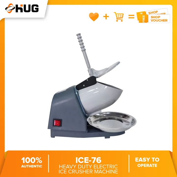 Heavy Duty Electric Ice Crusher Machine 2000RPM Ice Smashing Machine ...