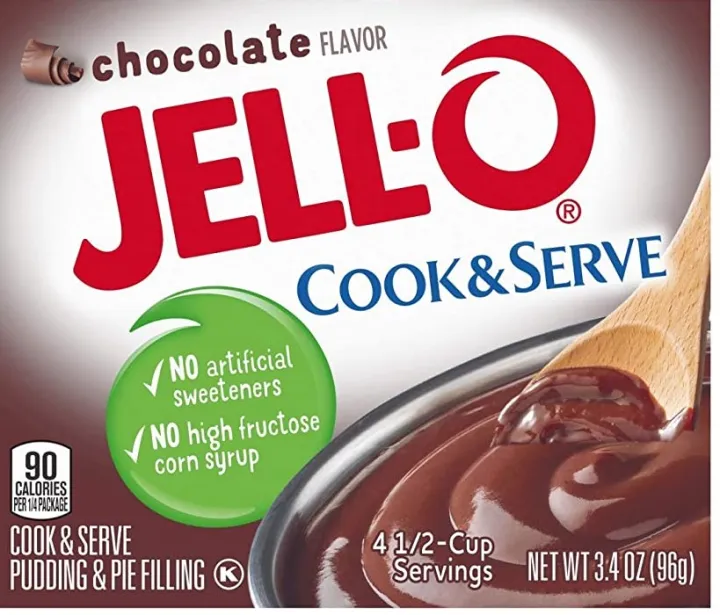 Jell-O Cook & Serve Chocolate Fudge Flavor Pudding & Pie Filling From ...