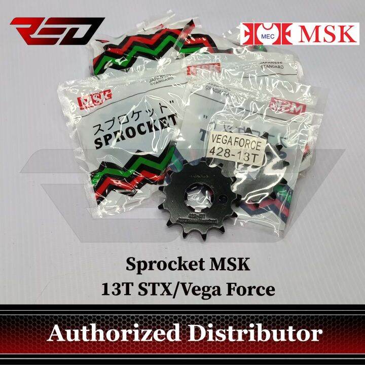 Engine Sprocket MSK Fury / GS125 / STX / CG125 / Raider / XRM / TMX ...