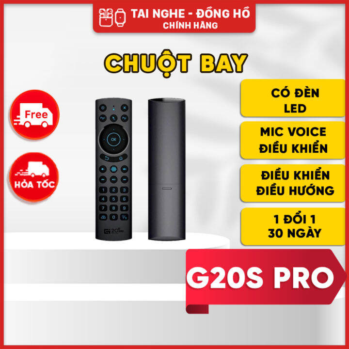 Chuột bay G20S Pro - Có tích hợp đèn LED - Mic voice có điều khiển ...