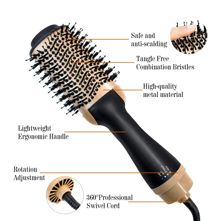 Ordinary Hair Dryer Brush, One Step Hair Dryer & Volumizer, 2-in-1 ...