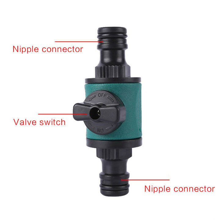 16mm Hose Quick Connect Plastic Garden with Shut Off with Valve for ...