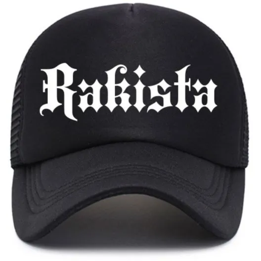 HIGH QUALITY RAKISTA ROCK AND ROLL ROCKER Mesh Cap Net Cap Trucker Hat ...