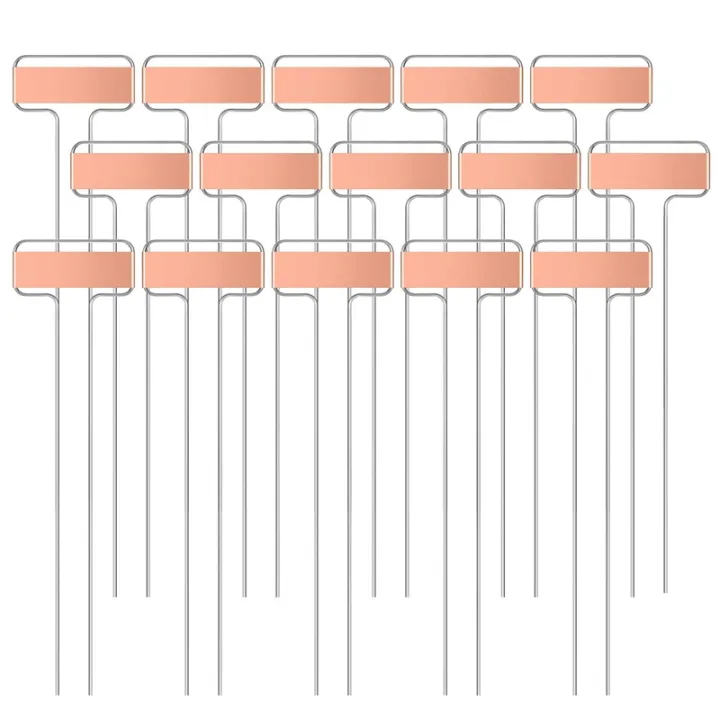 40 Pieces Of Metal Plant Labels 10 Inch Copper Plant Labels Plant Tag ...