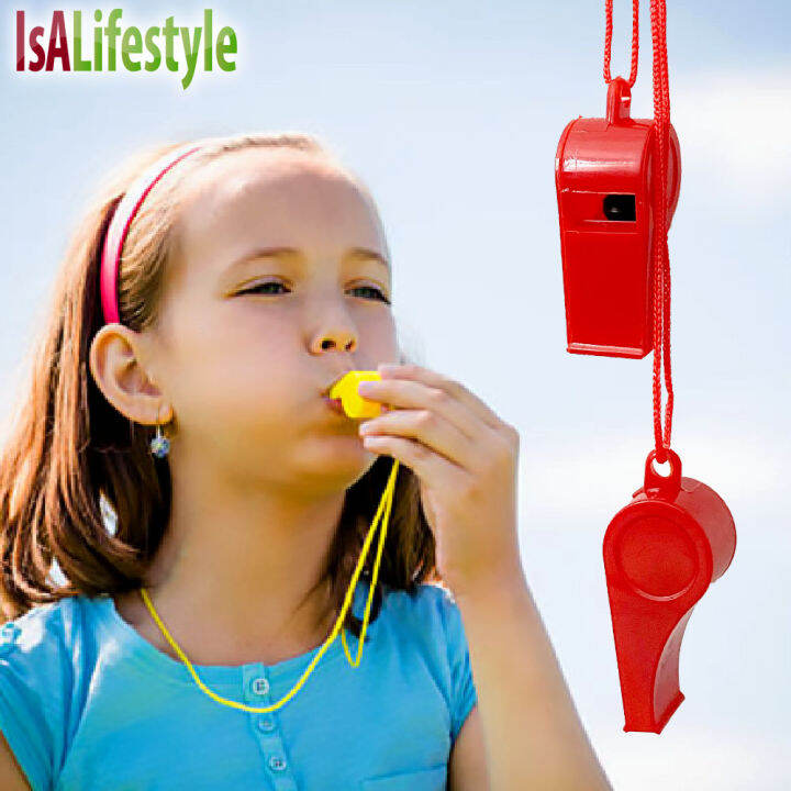 IsALifestyle (12/pk) Kid Whistle Sport Blower Party Noise Maker Random ...